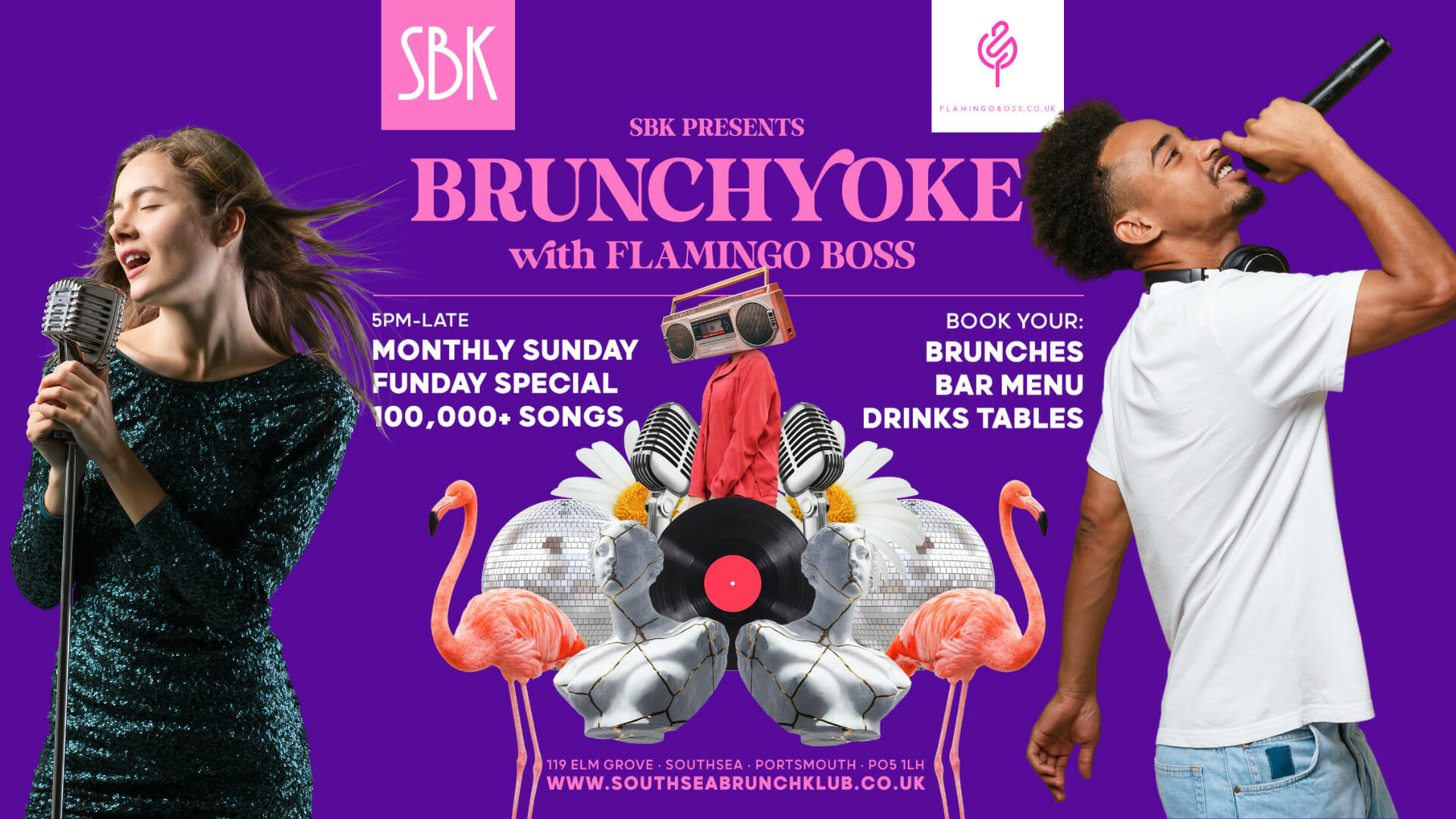 Event list page - Flamingo Boss