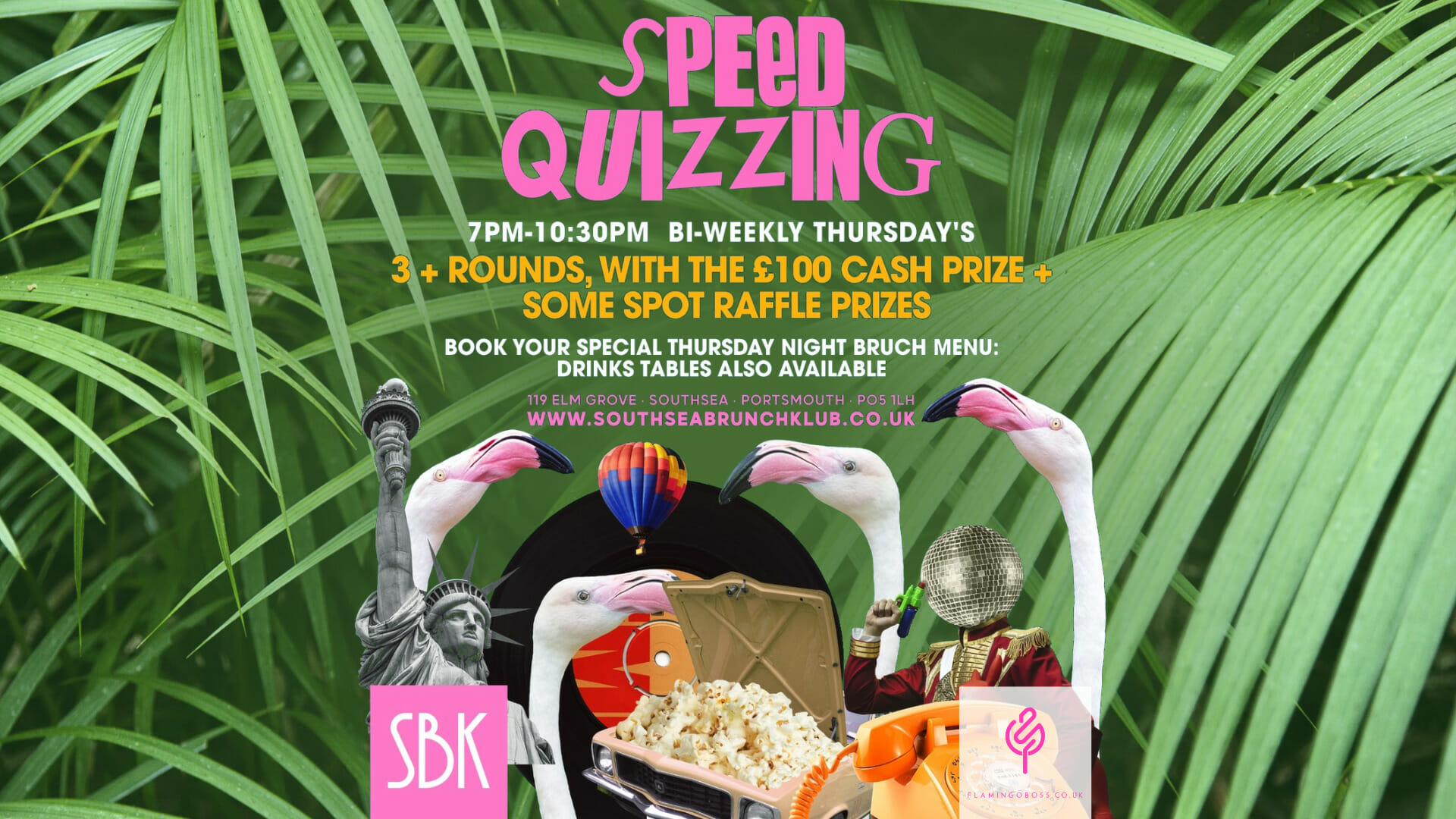 Event list page - Flamingo Boss